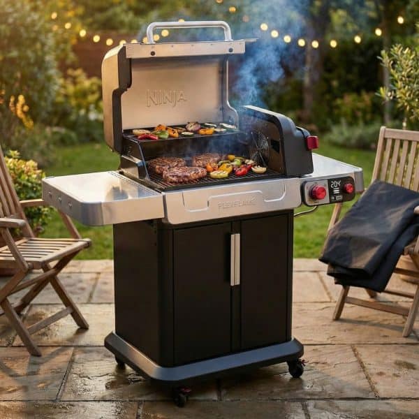 Ninja FlexFlame Gas BBQ & Outdoor Cooking System with Cover - The ...