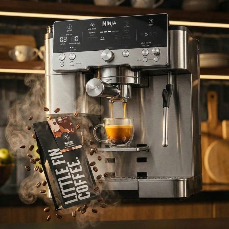 Ninja Luxe Café Premier Espresso Machine (Silver) with 500g Coffee ...