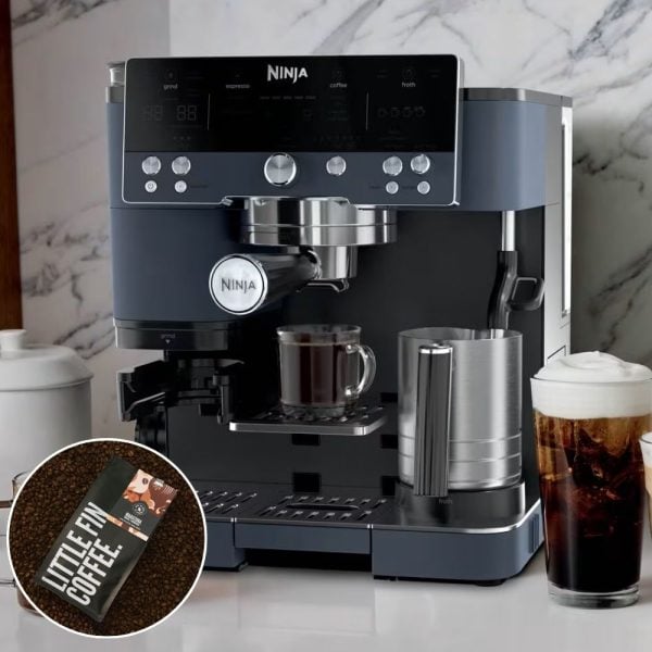Ninja Luxe Café Premier 3-in-1 Coffee Machine (Cyber Space) with 500g ...