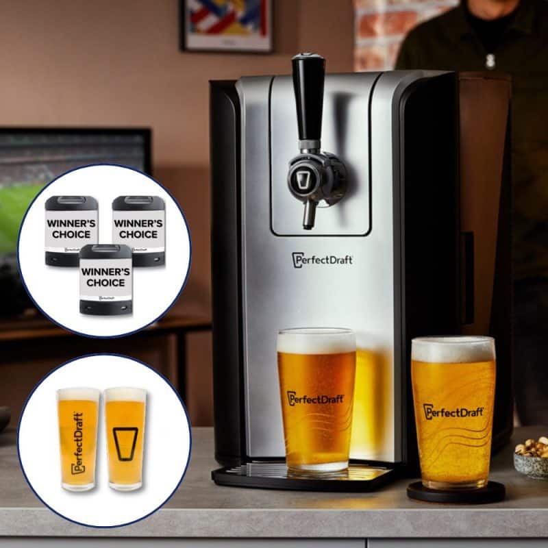 PerfectDraft Pro Machine with 3 Kegs (Winner Chooses) - The Kitchen Draw