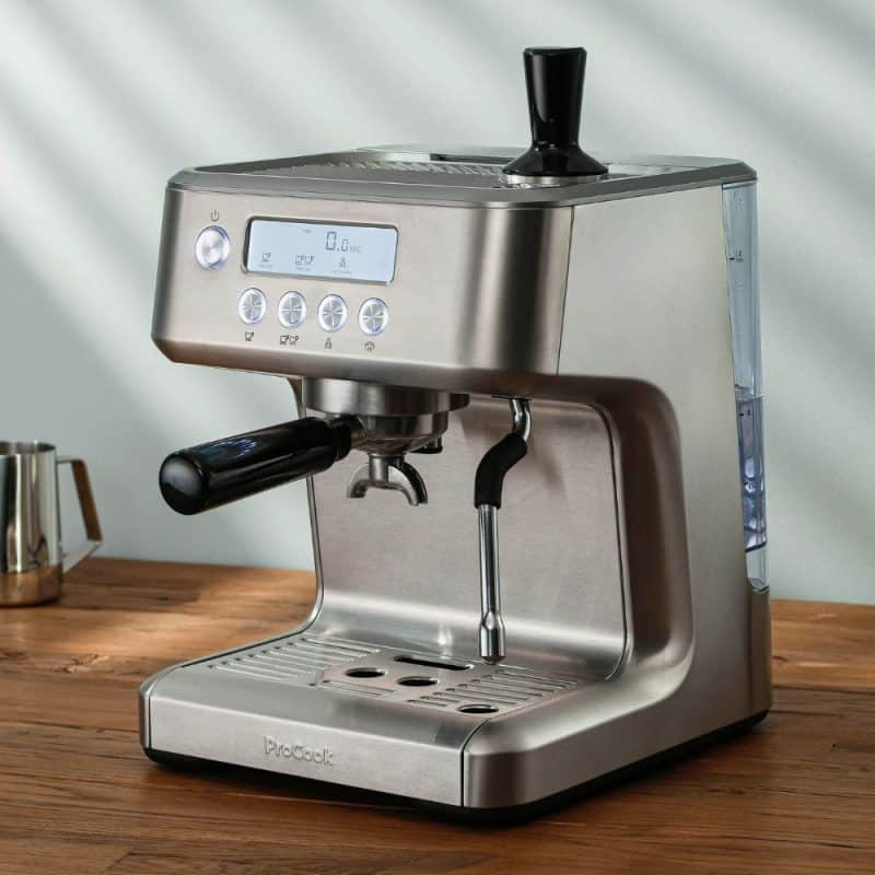 ProCook Espresso Coffee Machine (Stainless Steel) - The Kitchen Draw