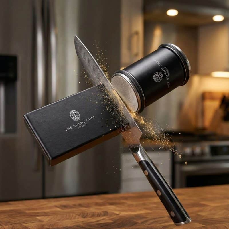 The Burnt Chef Rolling Knife Sharpener - The Kitchen Draw